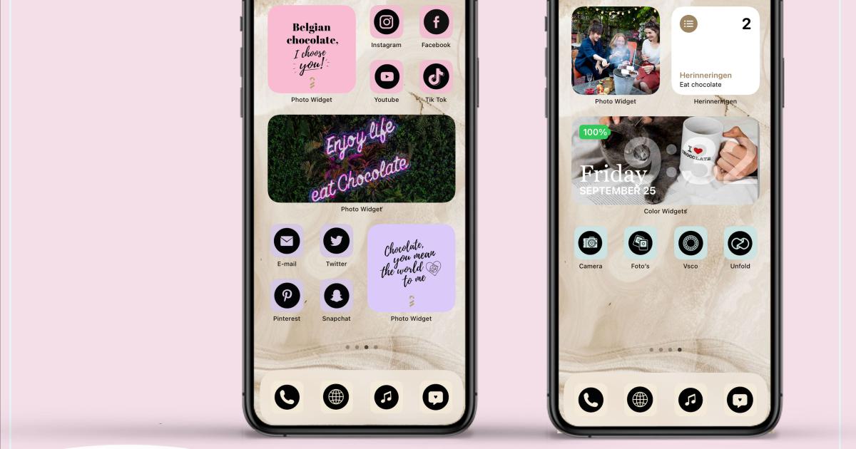 Ios14 home screen tutorial – Inspired by chocolate | Chocolate Nation